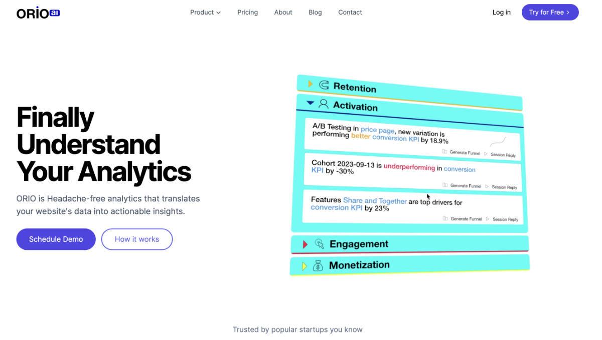 ORIO - New kind of analytics